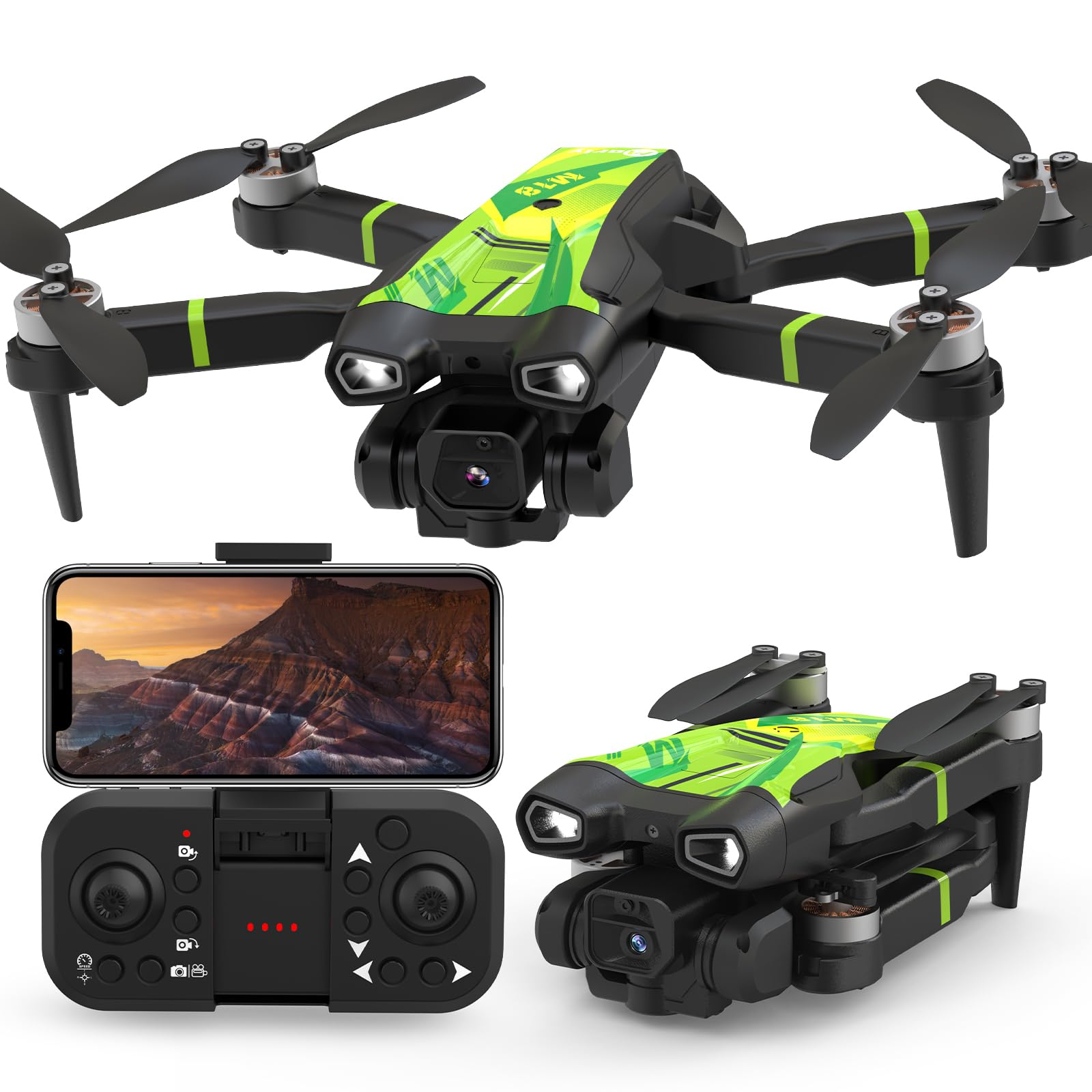 Dron Plegable Morlyrctooy M18 con Cámara 4K y Motor Brushless en Amazon