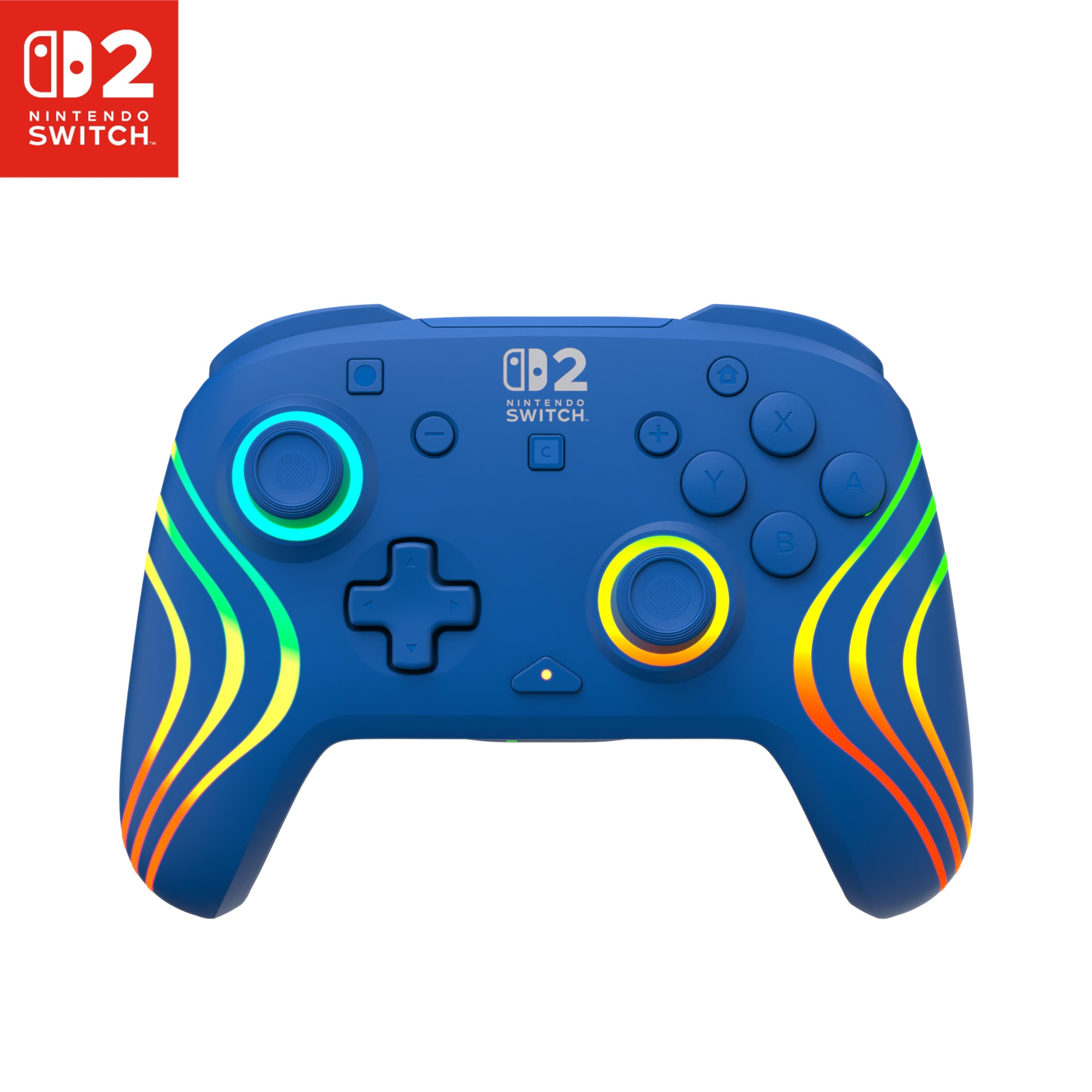 Mando inalámbrico RGB Turtle Beach Afterglow Azul para Switch 2 en Amazon